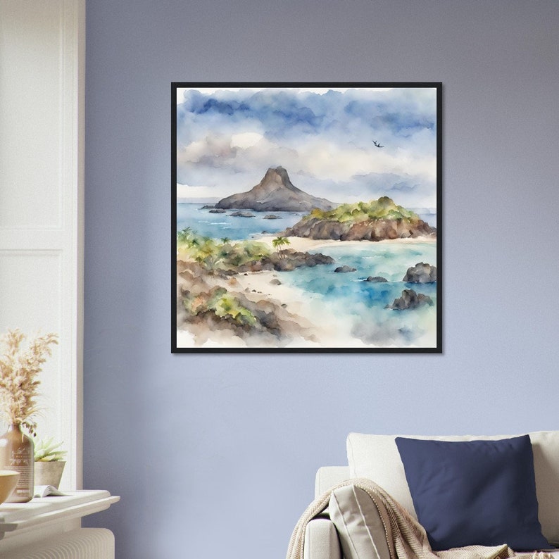 Galapagos Art, Galapagos Painting, Galapagos Watercolor Art, Watercolor ...
