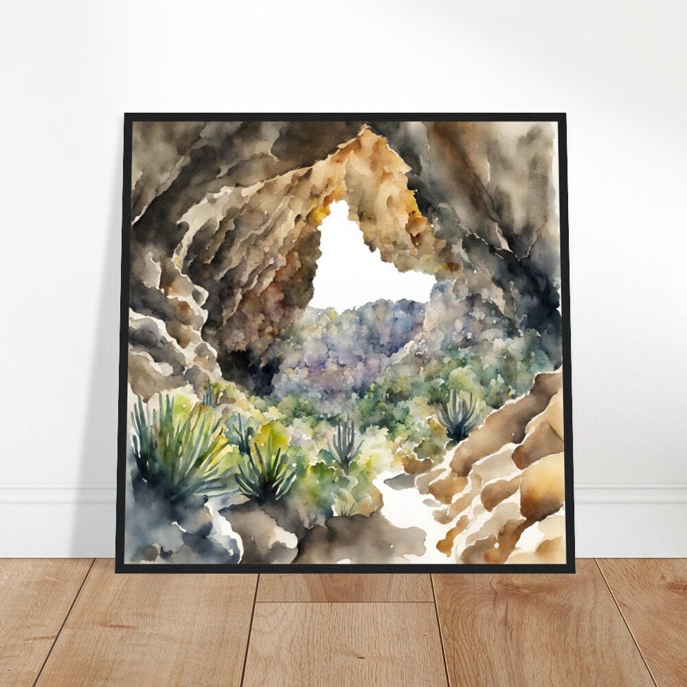 Carlsbad Caverns National Park Art, Carlsbad Caverns Painting, Carlsbad ...