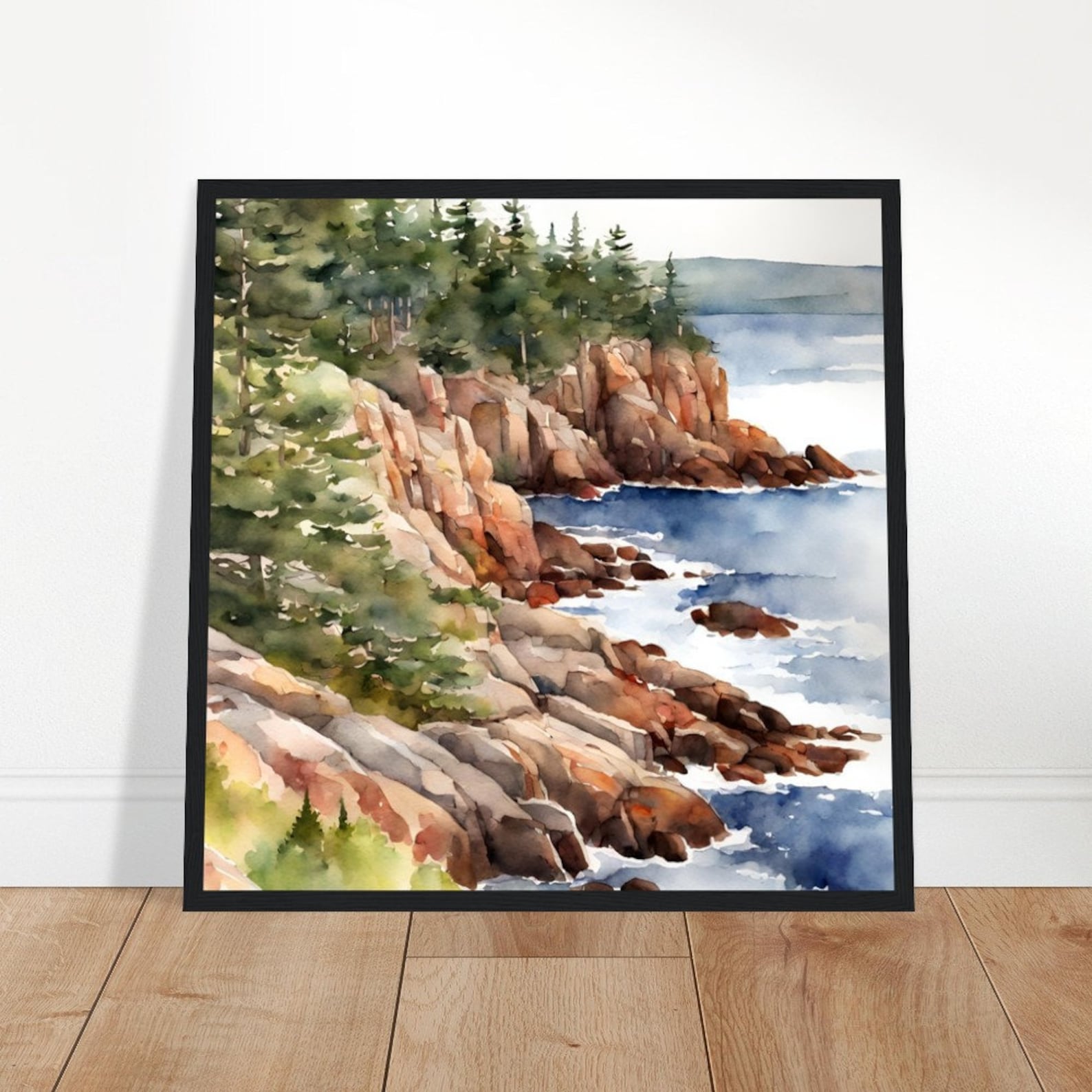 Acadia National Park Art, Acadia National Park Painting, Acadia ...
