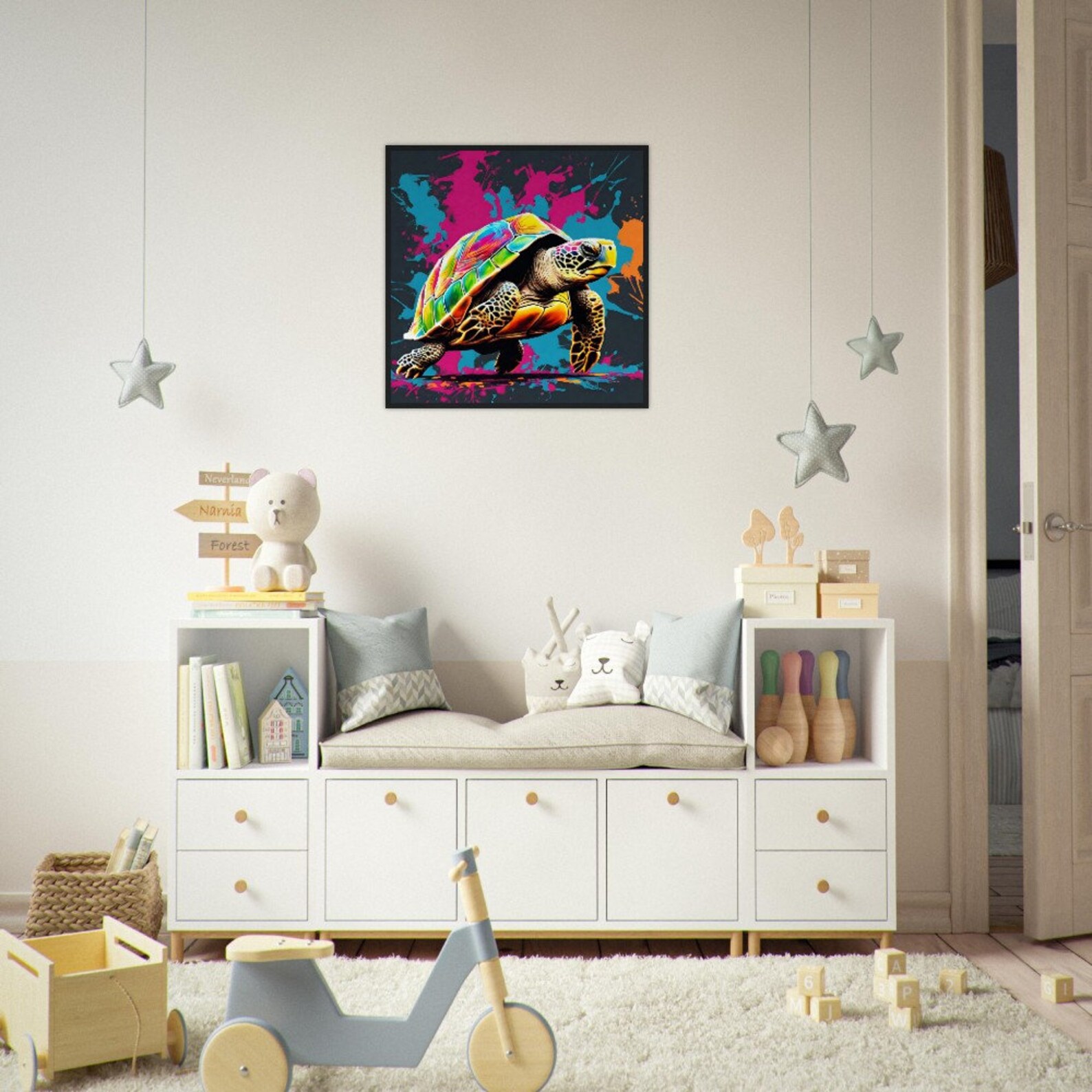 Sea Turtle Pop Art, Sea Turtle Painting, Ocean Pop Art, Pop Art ...