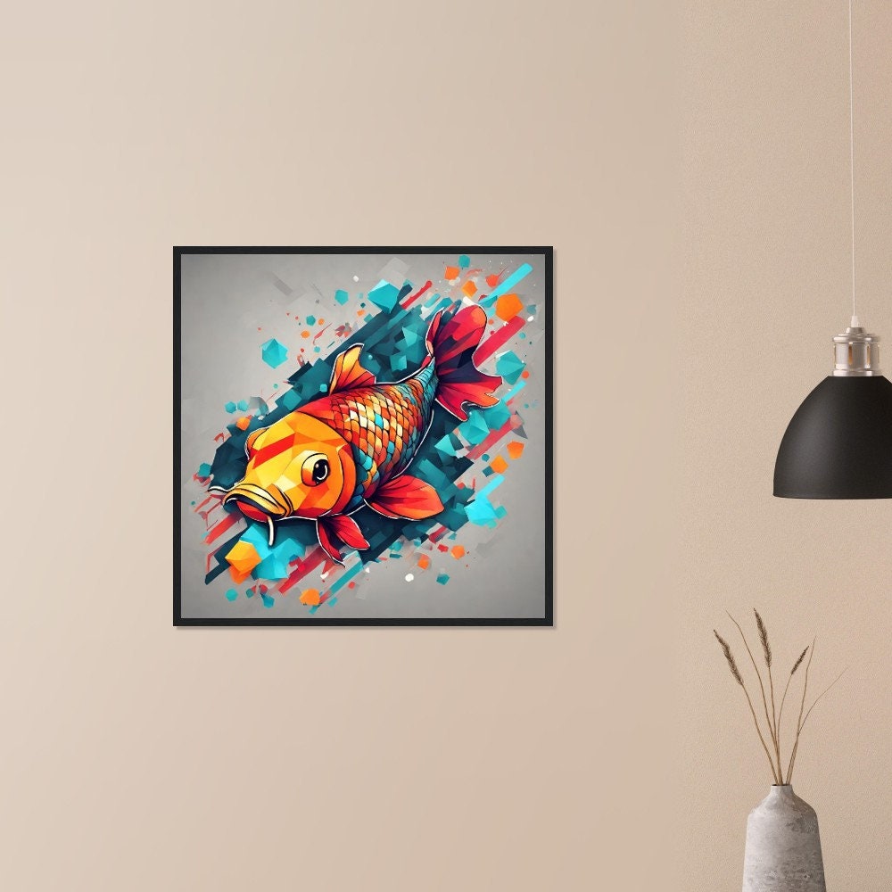 Fish Pop Art Fish Painting Marine Pop Art Pop Art Painting - Etsy