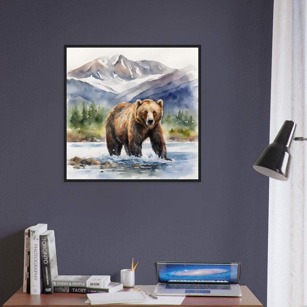 Katmai National Park Art, Katmai Painting, Katmai Watercolor Art ...