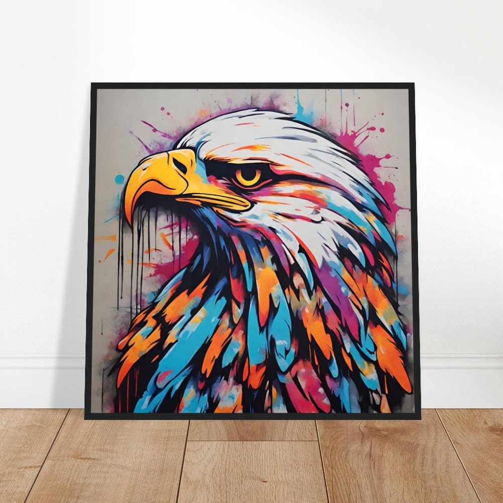 Eagle Pop Art, Eagle Painting, Freedom Pop Art, Pop Art Painting, Pop ...