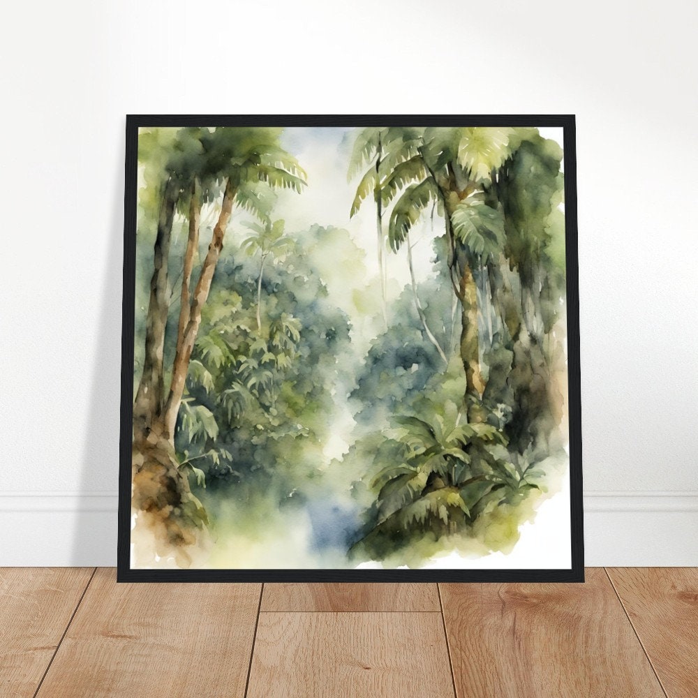 Amazon Rainforest Art Amazon Rainforest Painting Amazon - Etsy