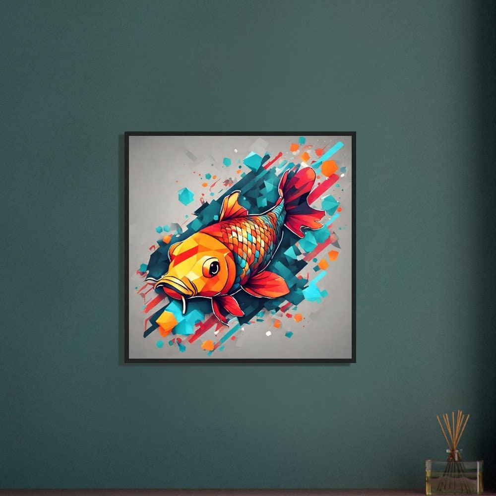 Fish Pop Art Fish Painting Marine Pop Art Pop Art Painting - Etsy