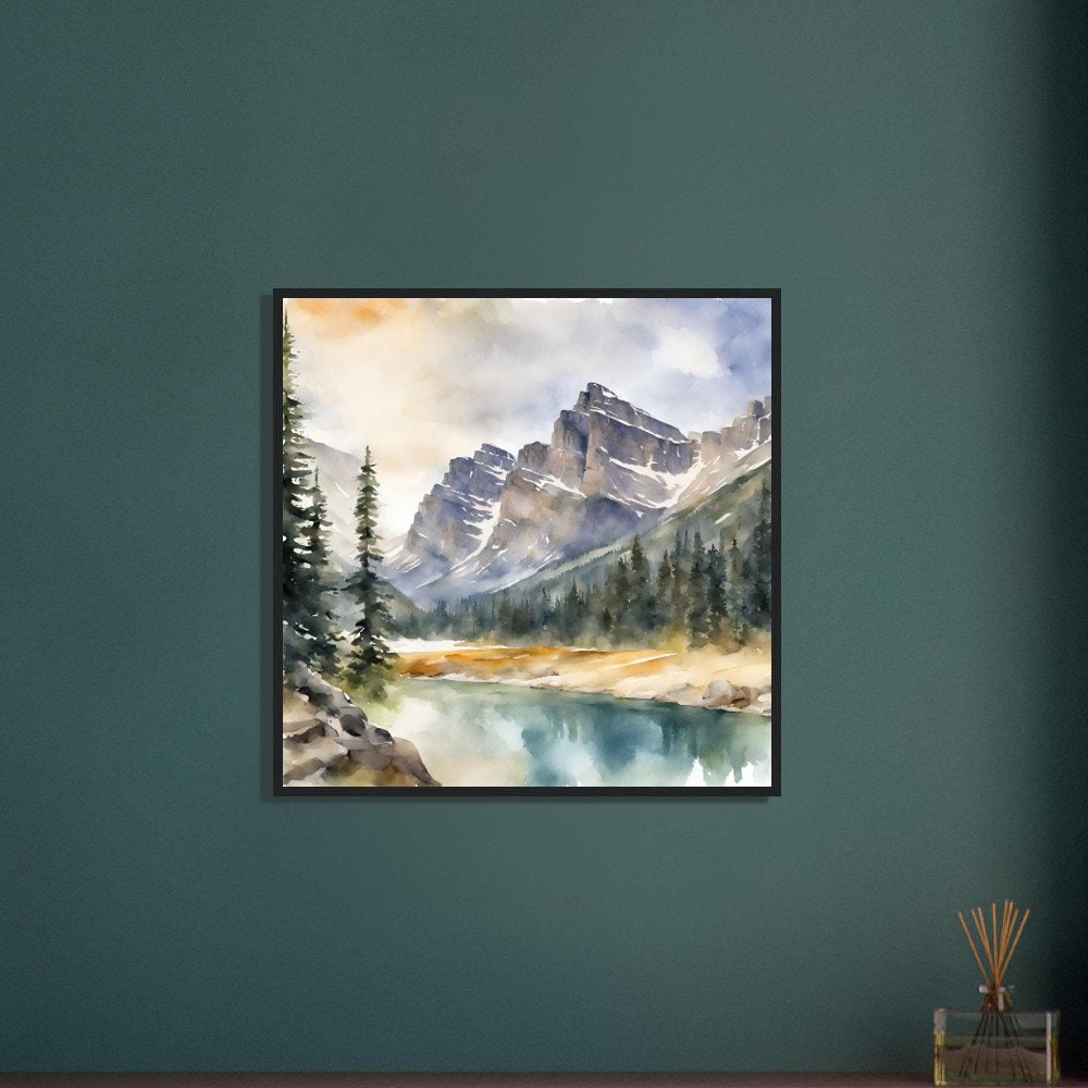 Banff National Park Art, Banff National Park Painting, Banff National ...