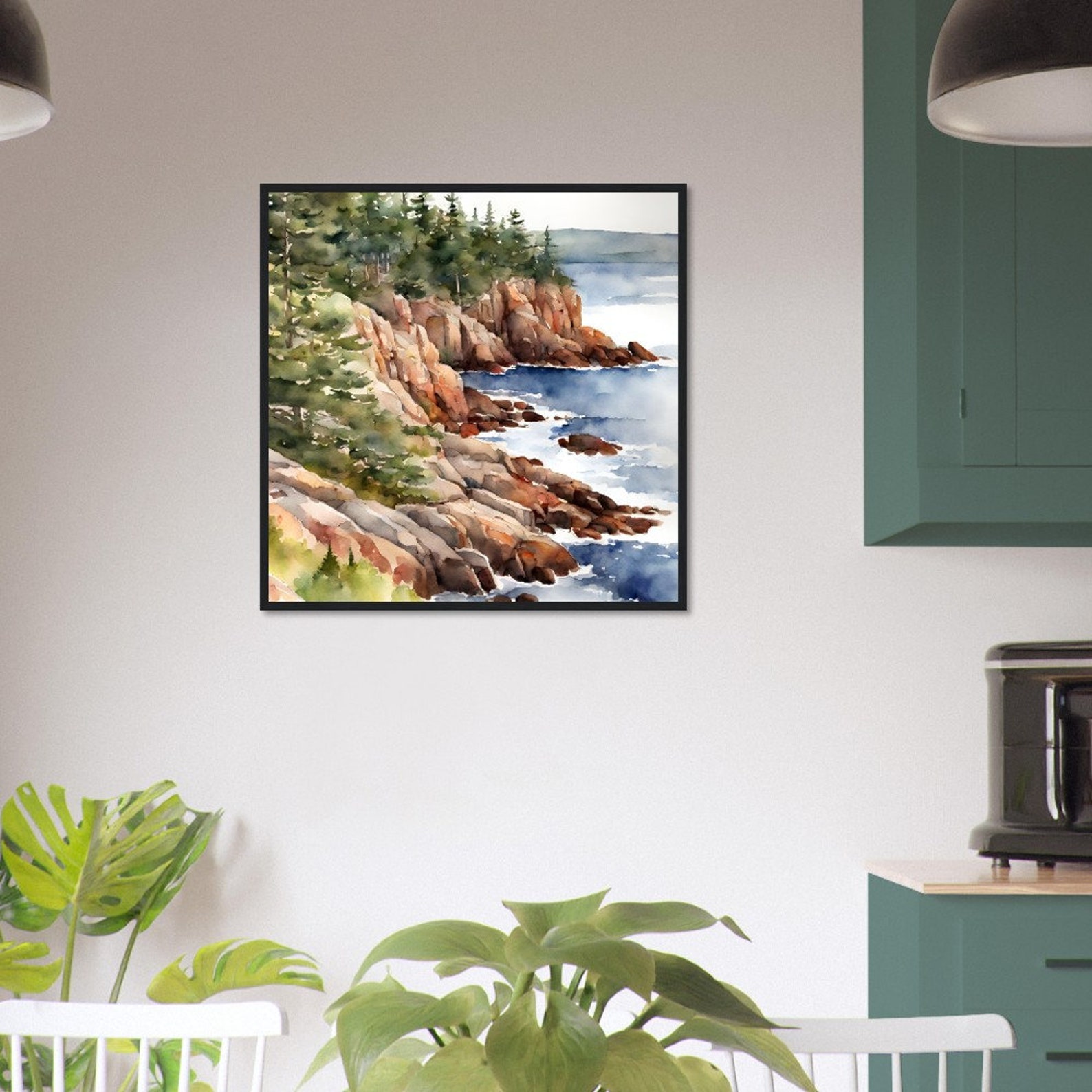 Acadia National Park Art, Acadia National Park Painting, Acadia ...