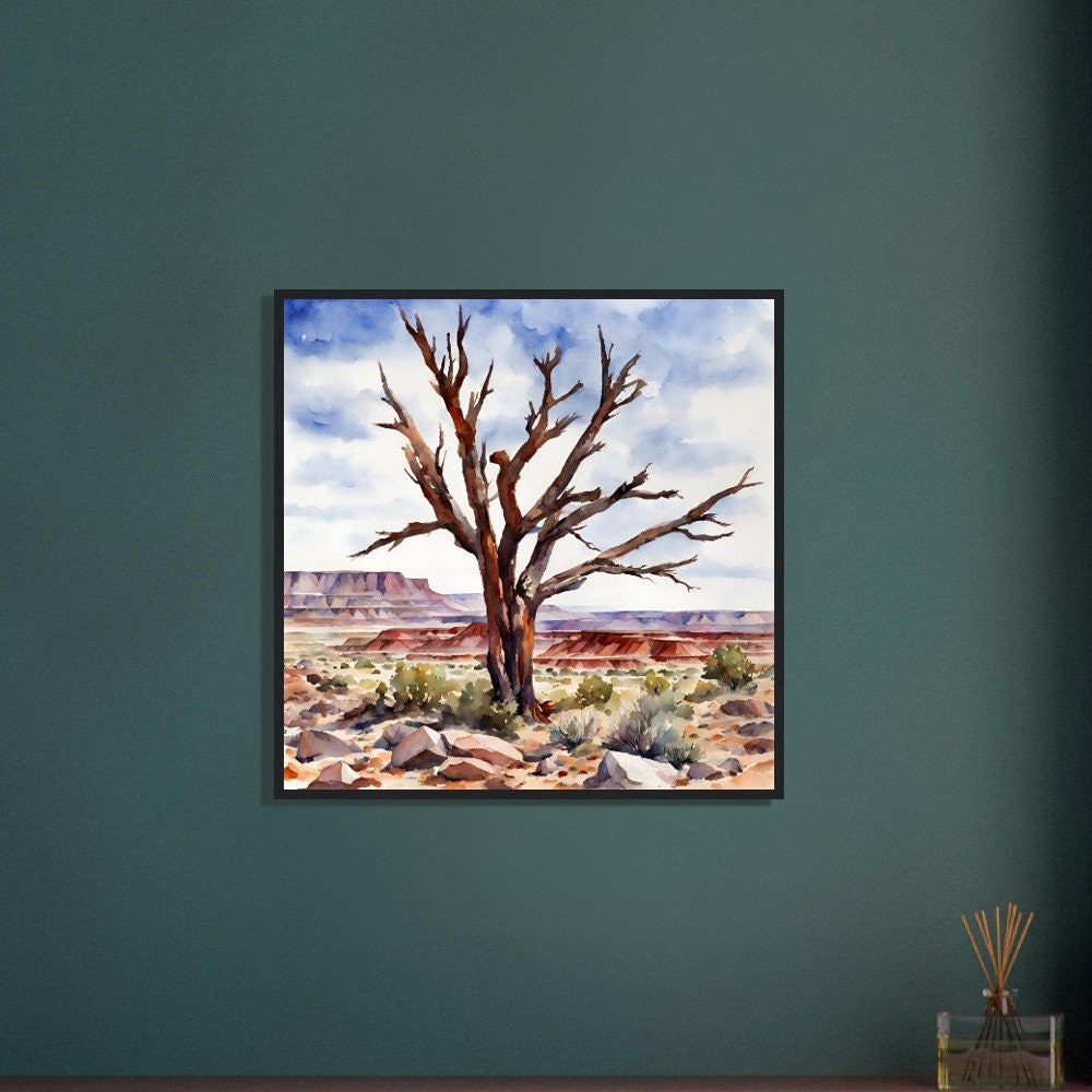 Petrified Forest National Park Art, Petrified Forest Painting ...