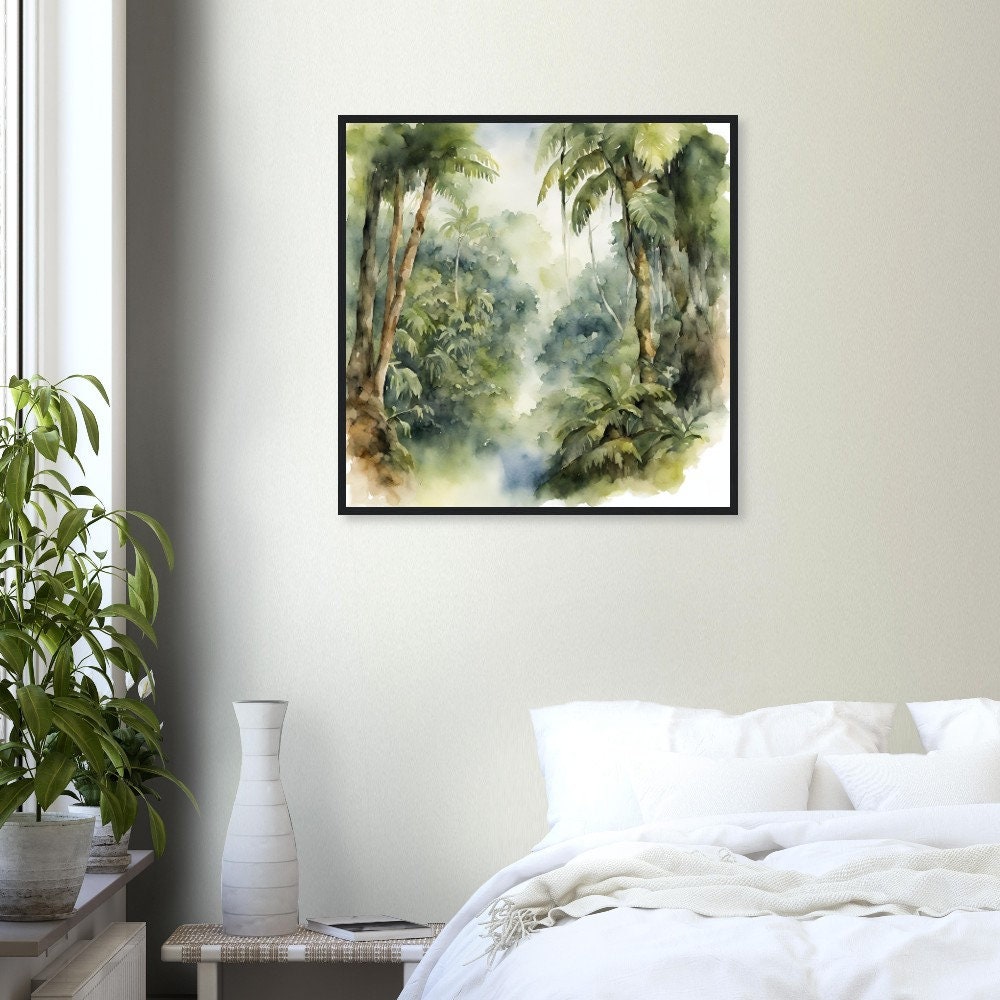 Amazon Rainforest Art Amazon Rainforest Painting Amazon - Etsy