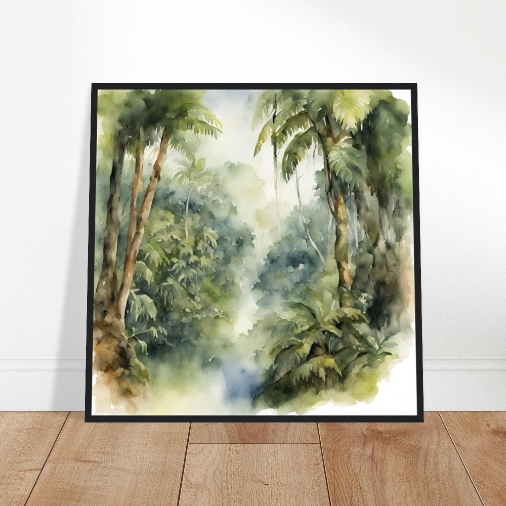 Amazon Rainforest Art Amazon Rainforest Painting Amazon - Etsy