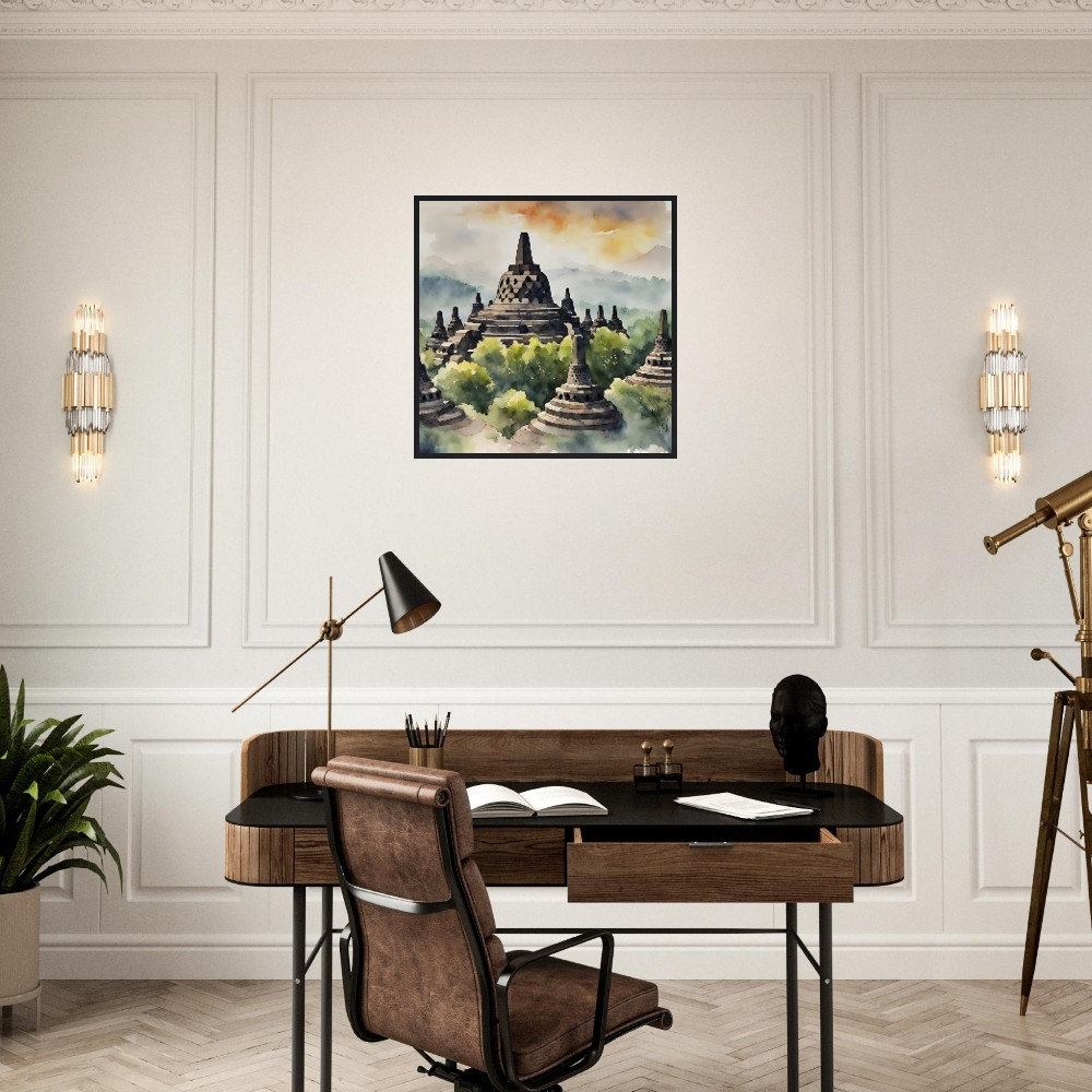 Borobudur Temple Art, Borobudur Temple Painting, Borobudur Temple ...