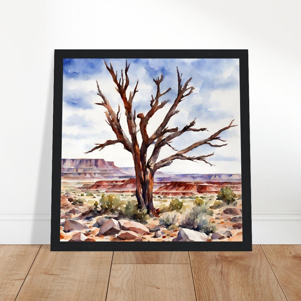 Petrified Forest National Park Art, Petrified Forest Painting ...