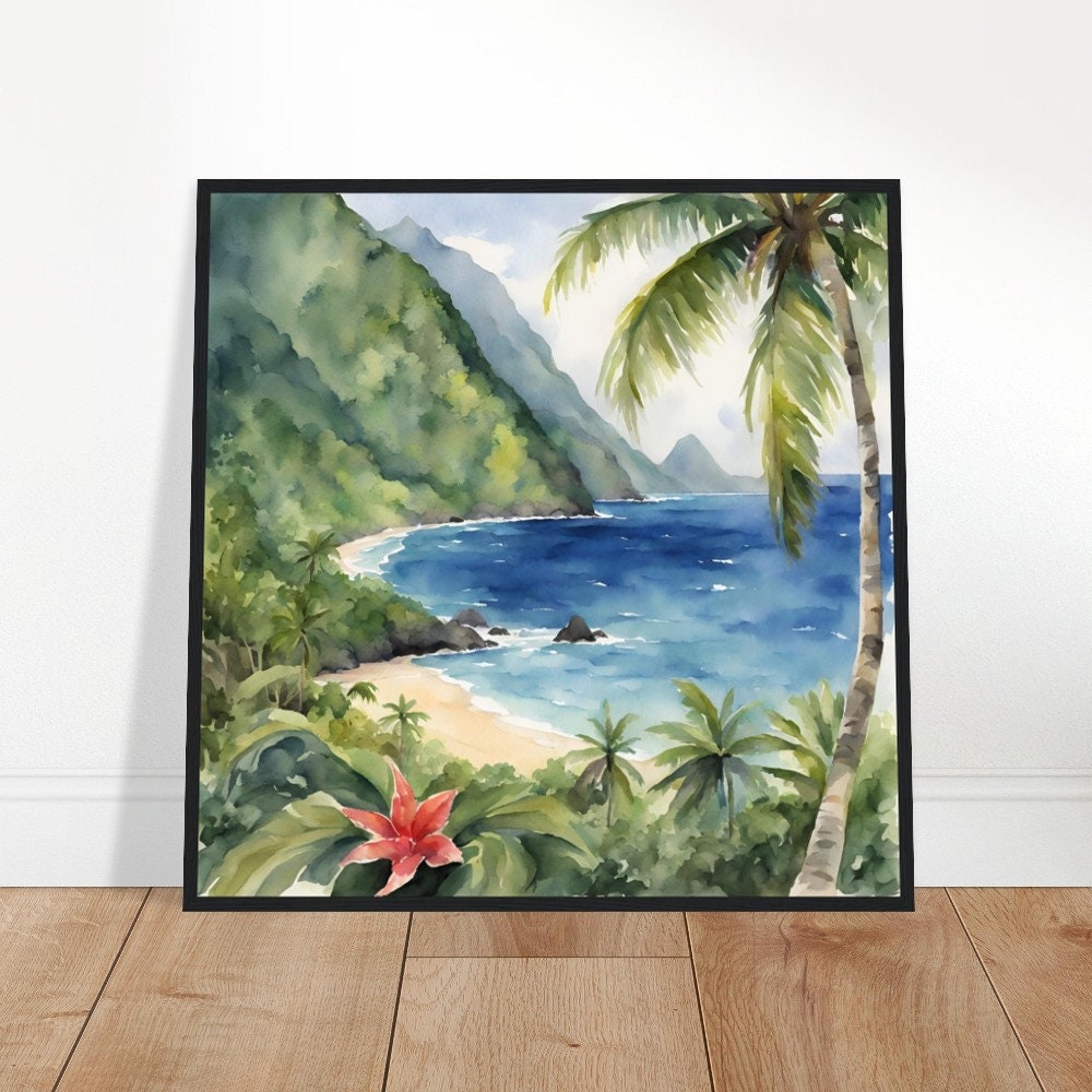 American Samoa National Park Art, American Samoa Painting, American ...
