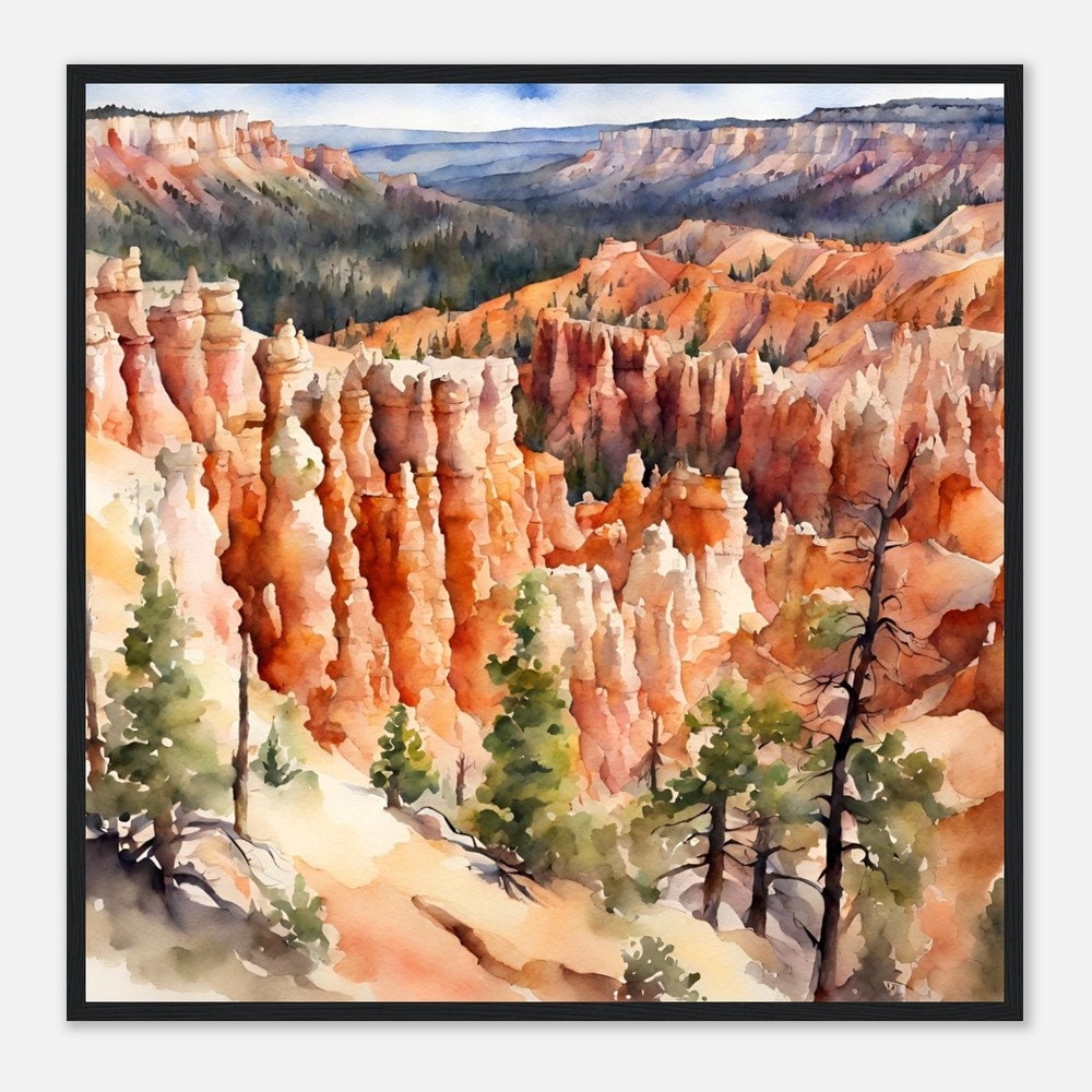 Bryce Canyon National Park Art, Bryce Canyon Painting, Bryce Canyon ...
