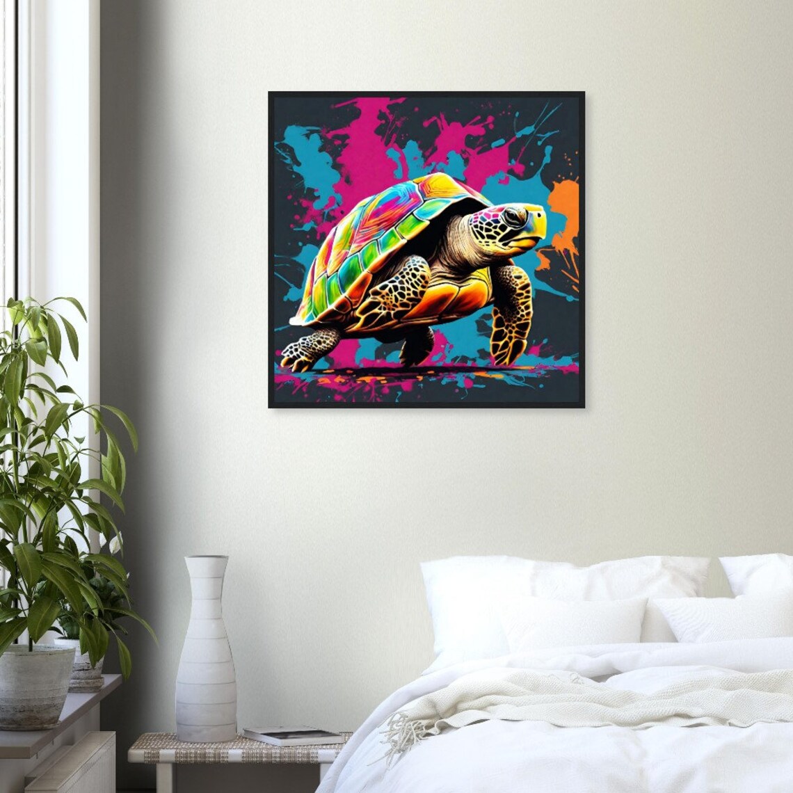 Sea Turtle Pop Art Sea Turtle Painting Ocean Pop Art Pop - Etsy