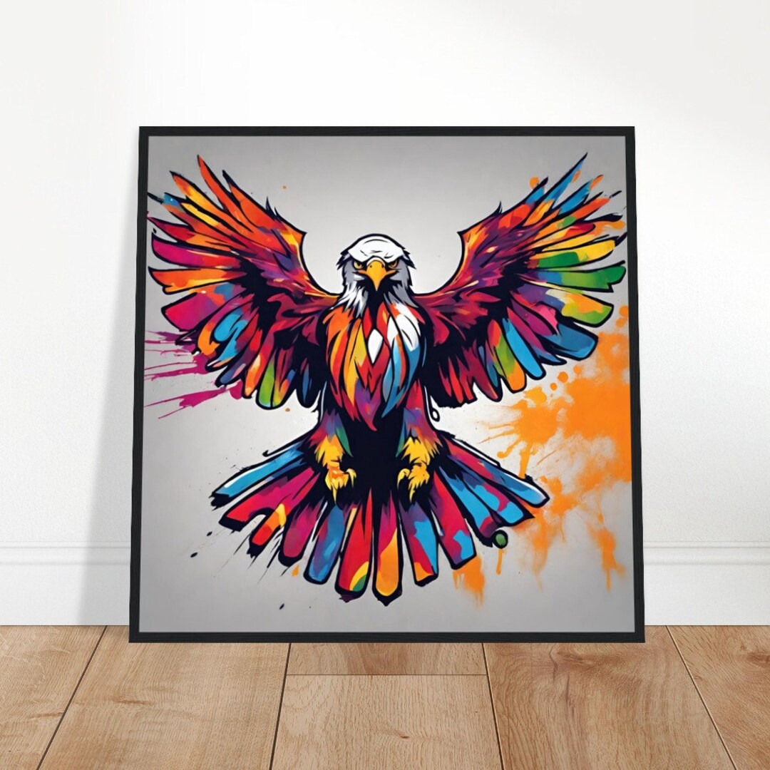 Eagle Pop Art, Eagle Painting, Freedom Pop Art, Pop Art Painting, Pop ...