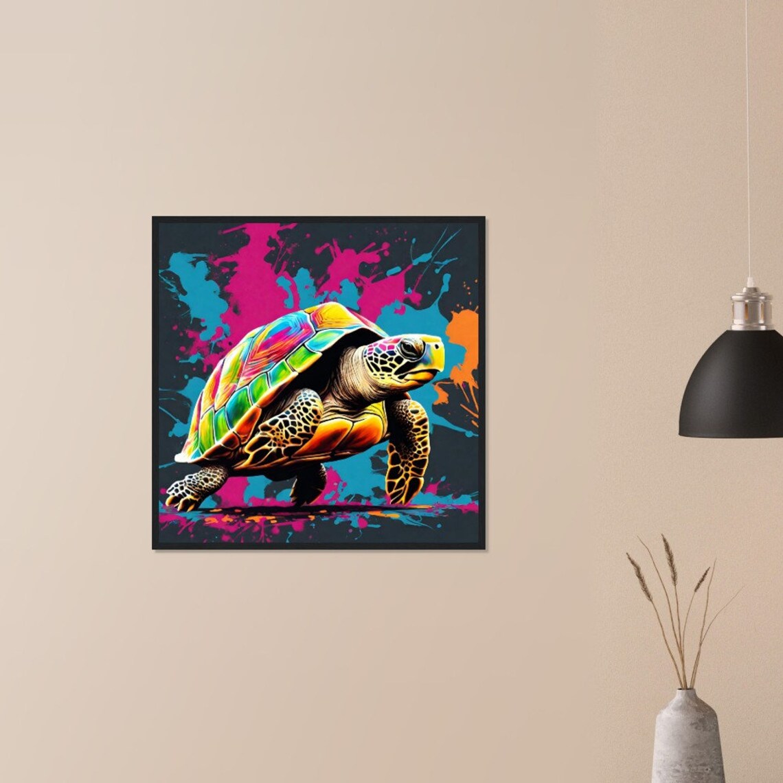 Sea Turtle Pop Art Sea Turtle Painting Ocean Pop Art Pop - Etsy