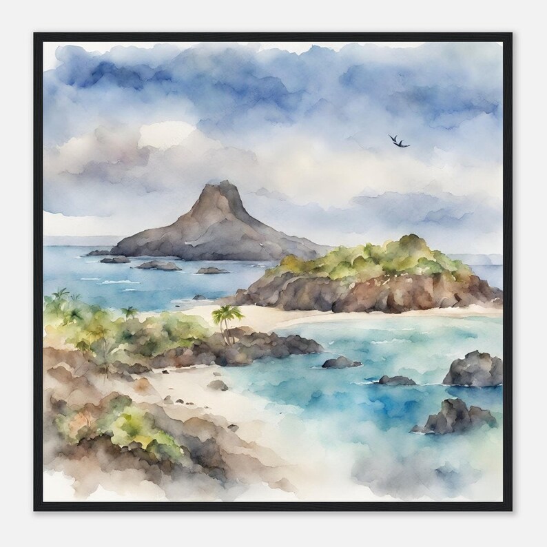 Galapagos Art, Galapagos Painting, Galapagos Watercolor Art, Watercolor ...