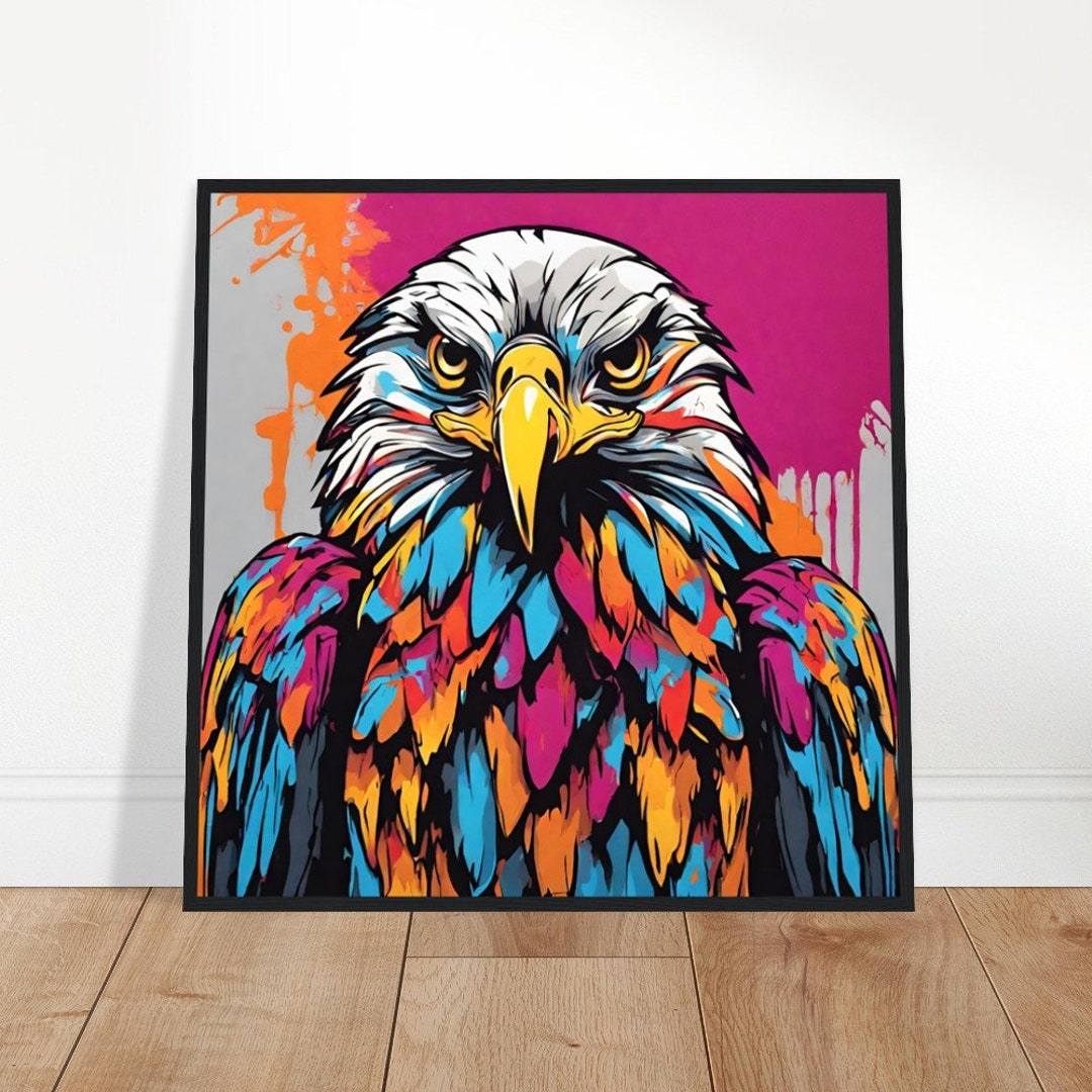 Eagle Pop Art, Eagle Painting, Freedom Pop Art, Pop Art Painting, Pop ...
