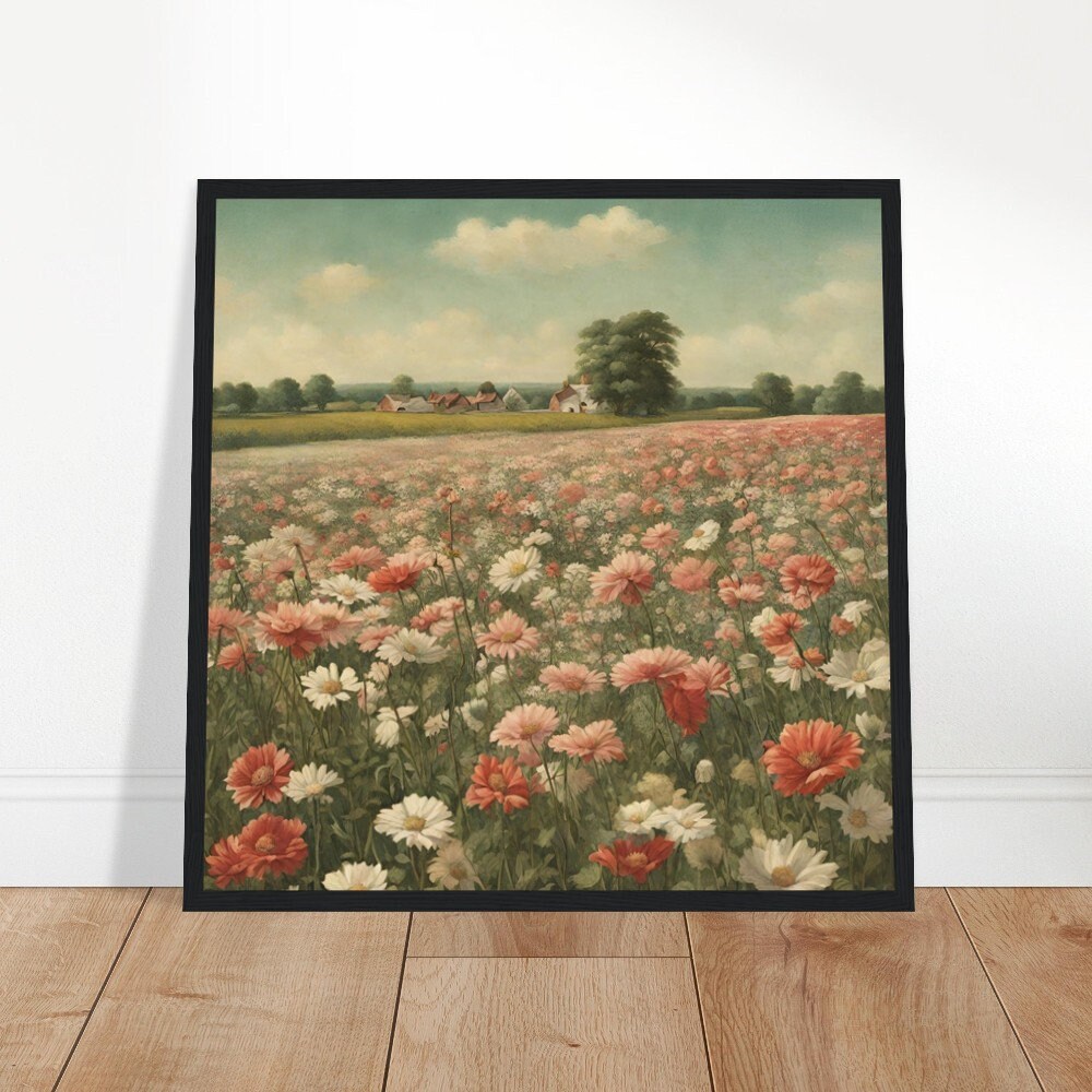 Flowers Vintage Painting Vintage Prints Vintage Wall Art - Etsy