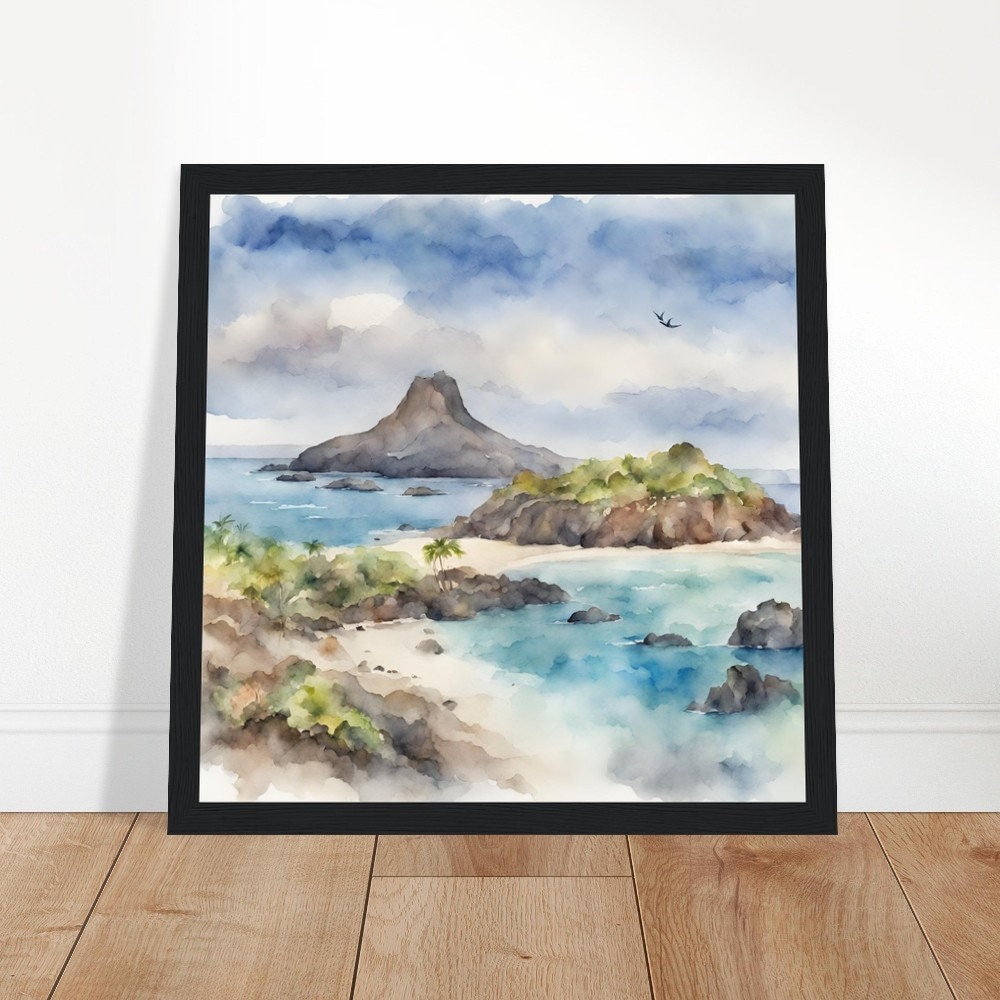 Galapagos Art, Galapagos Painting, Galapagos Watercolor Art, Watercolor ...