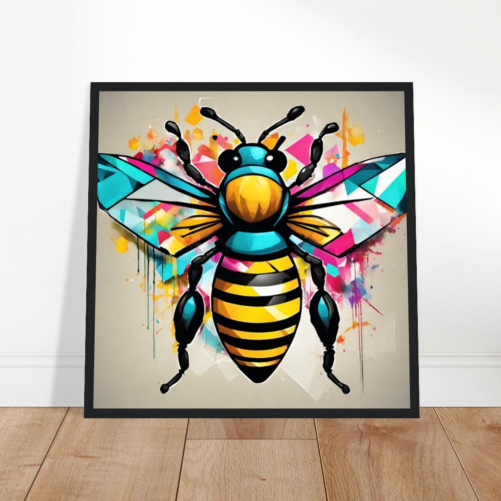 Bee Pop Art, Bee Painting, Honey Bee Pop Art, Pop Art Painting, Pop Art ...