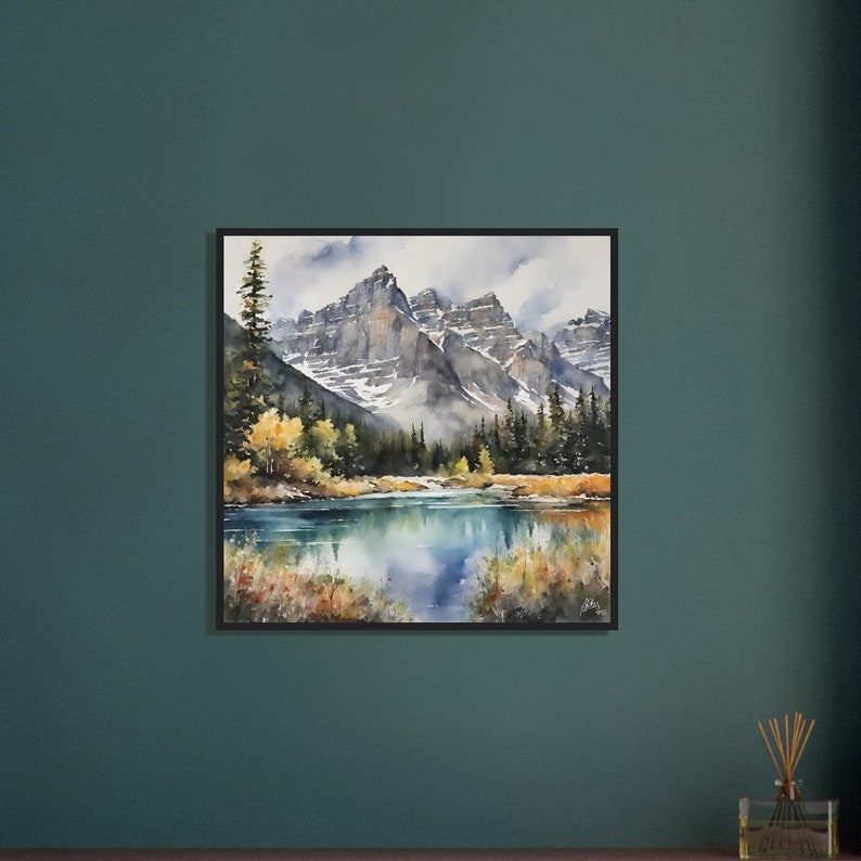 Banff National Park Art, Banff National Park Painting, Banff National ...