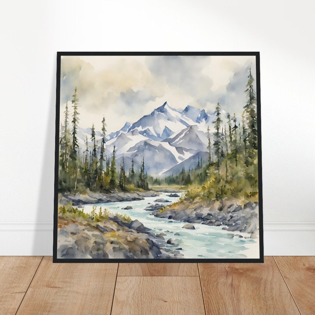 Wrangell-st. Elias National Park Art, Wrangell-st. Elias Painting ...