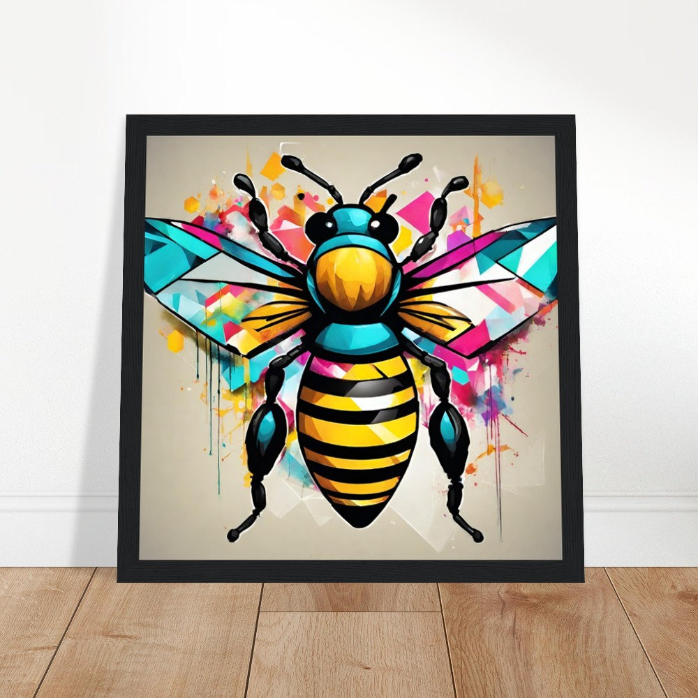 Bee Pop Art, Bee Painting, Honey Bee Pop Art, Pop Art Painting, Pop Art ...