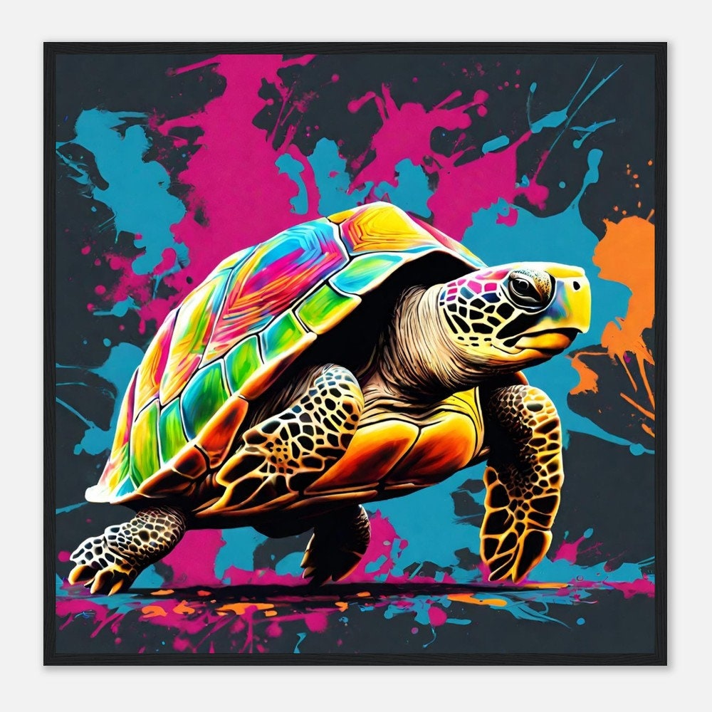 Sea Turtle Pop Art Sea Turtle Painting Ocean Pop Art Pop - Etsy