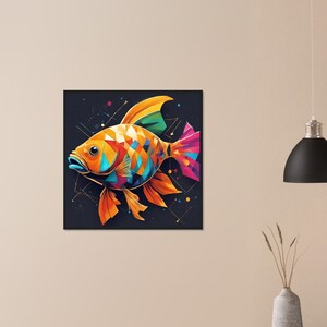 Fish Pop Art, Fish Painting, Marine Pop Art, Pop Art Painting, Pop Art ...