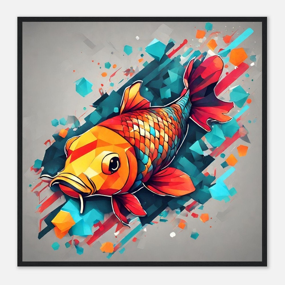 Fish Pop Art Fish Painting Marine Pop Art Pop Art Painting - Etsy