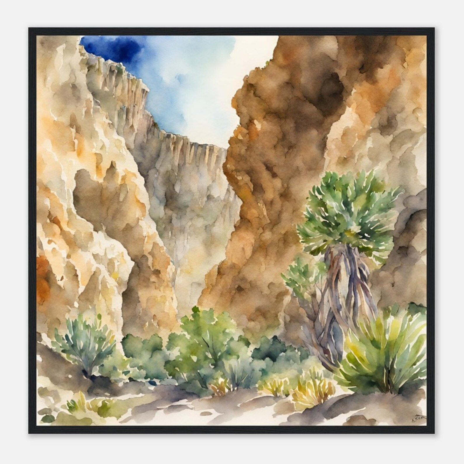 Carlsbad Caverns National Park Art, Carlsbad Caverns Painting, Carlsbad ...