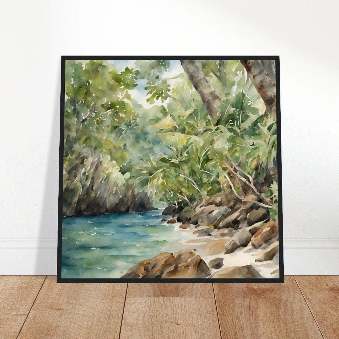 Virgin Islands National Park Art, Virgin Islands Painting, Virgin ...