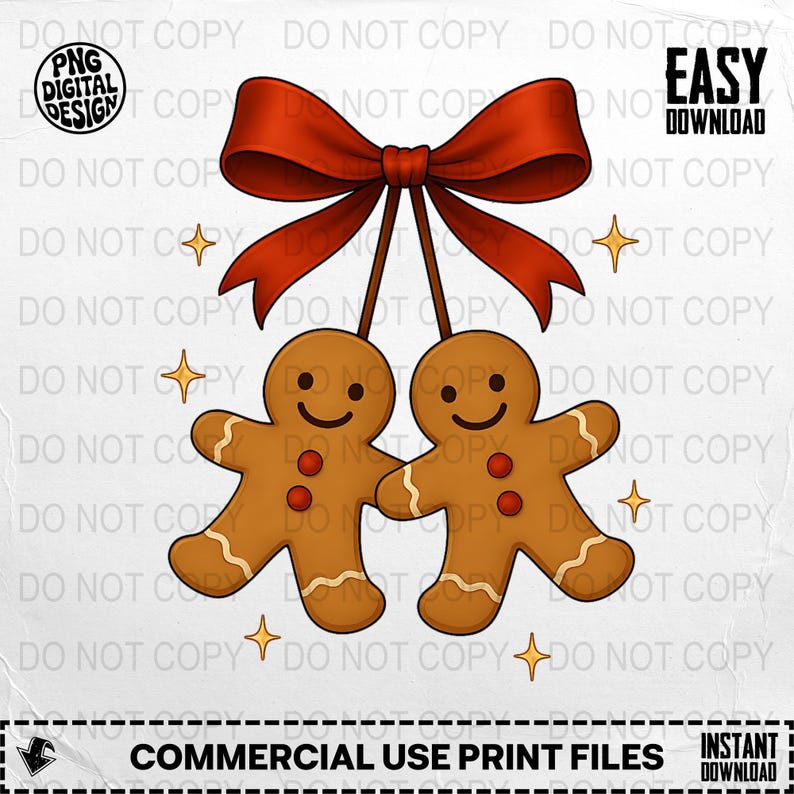 Gingerbread Man Digital Art, Christmas PNG Clipart, Cute Cookie ...