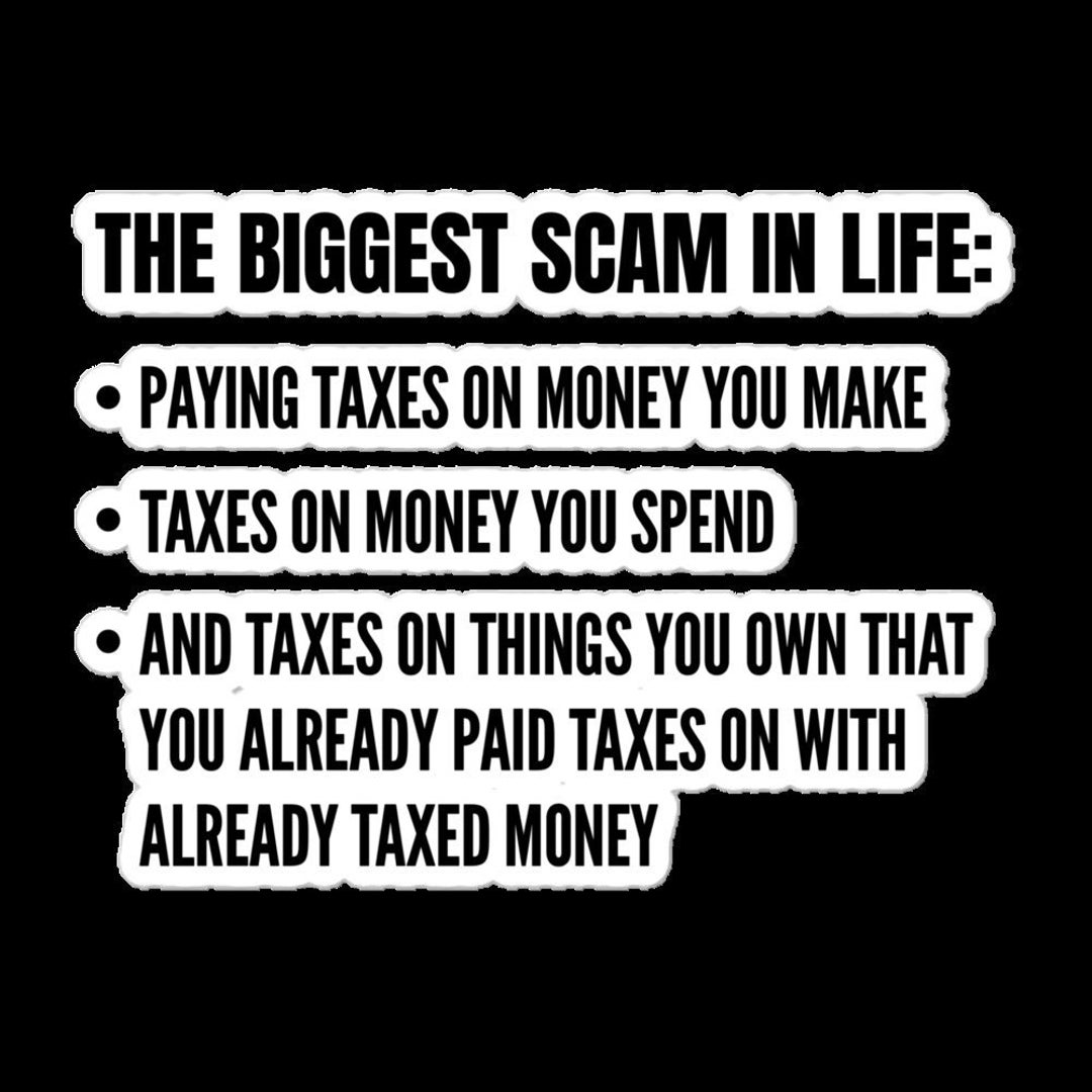 Government Scam Bubble-free Stickers,the Biggest Scam in Life, Corrupt ...