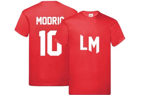 Luka Modric Number 10 T-shirt Adults Unisex LM Football Gift - Etsy UK