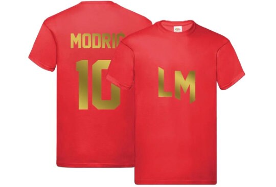 Luka Modric Number 10 T-shirt Adults Unisex LM Football Gift - Etsy UK