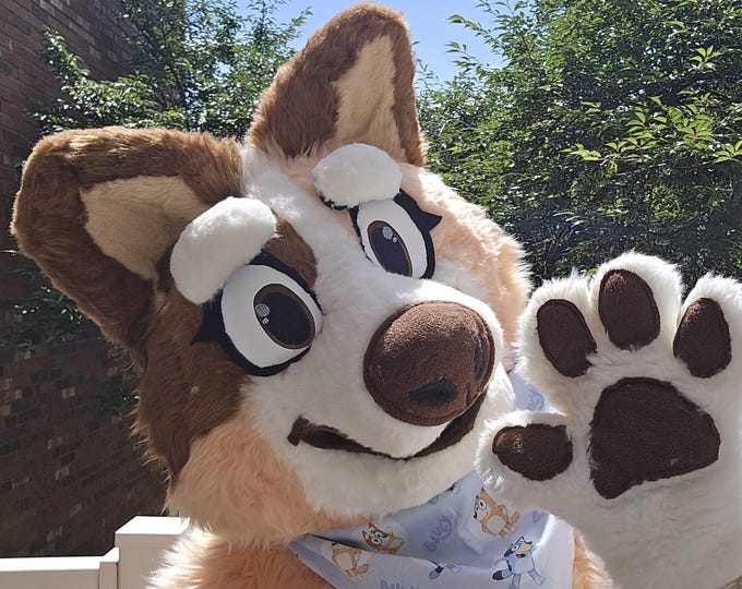 Bluey Inspired Fursuit Head (custom Listing!) - Etsy