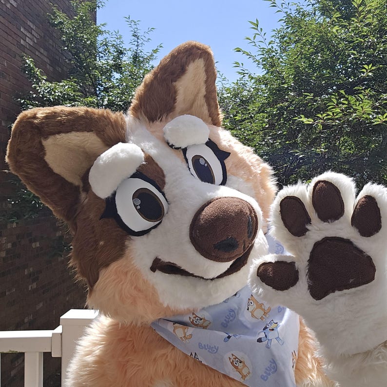 Bluey Inspired Fursuit Head (custom Listing!) - Etsy