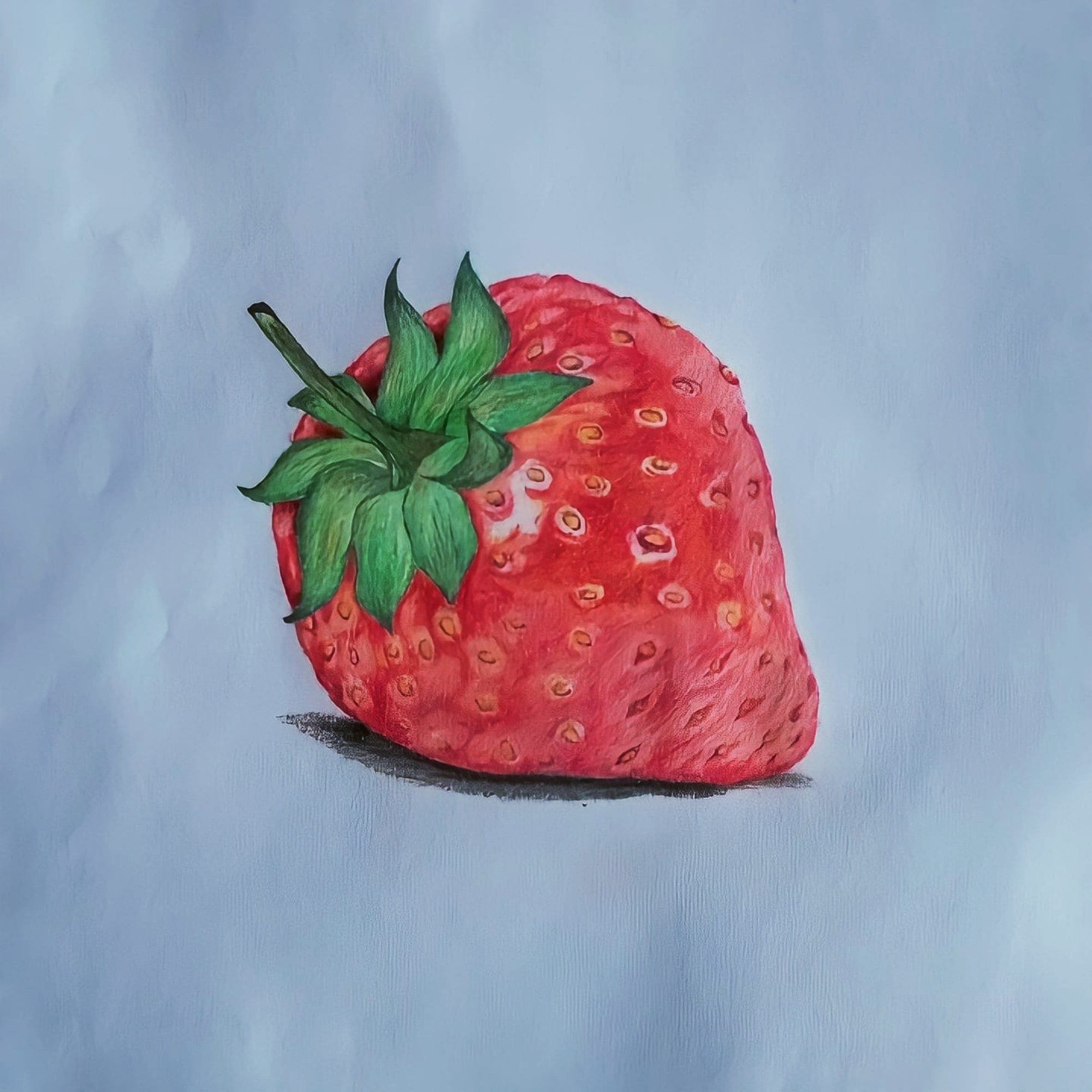 How To Draw A Realistic Strawberry