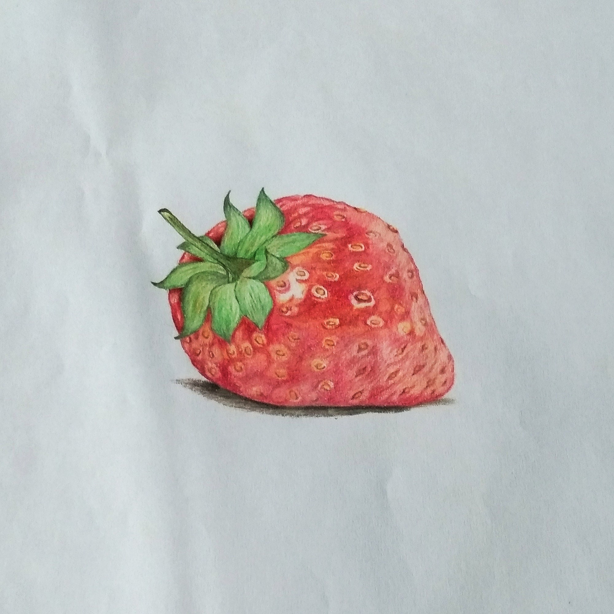 How To Draw A Realistic Strawberry