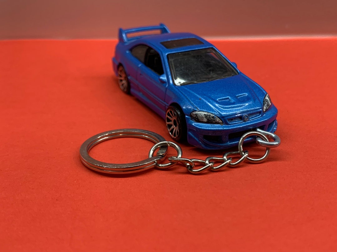 Hot Wheels 01 Honda Civic SI Keychain - Etsy
