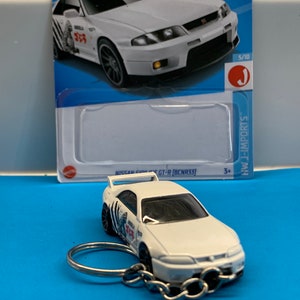 Hot Wheels 95 Nissan Skyline GT-R R33 Keychain - Etsy