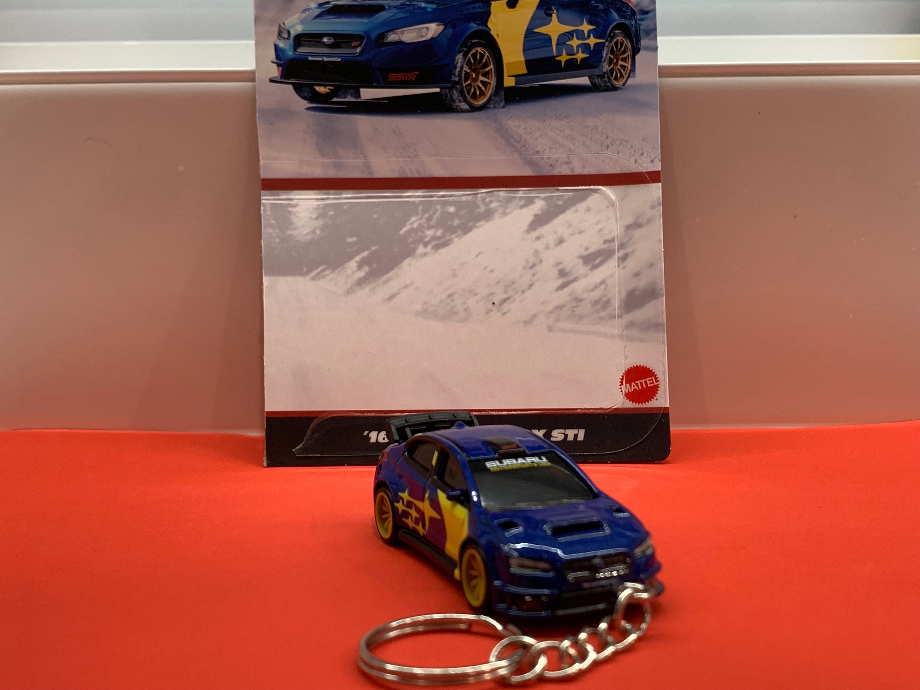 Hot Wheels Premium 16 Subaru WRX STI Keychain - Etsy