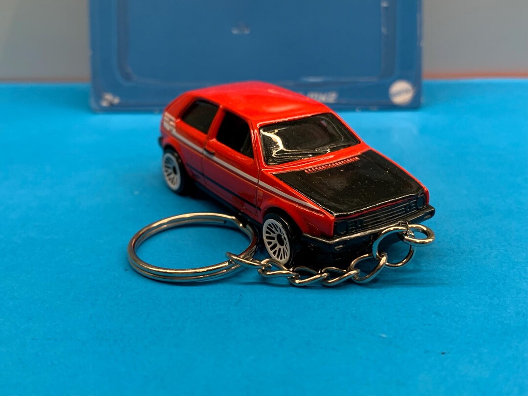 Hot Wheels 89 VW Volkswagen Mkii Mk2 Golf Gti R Keychain - Etsy