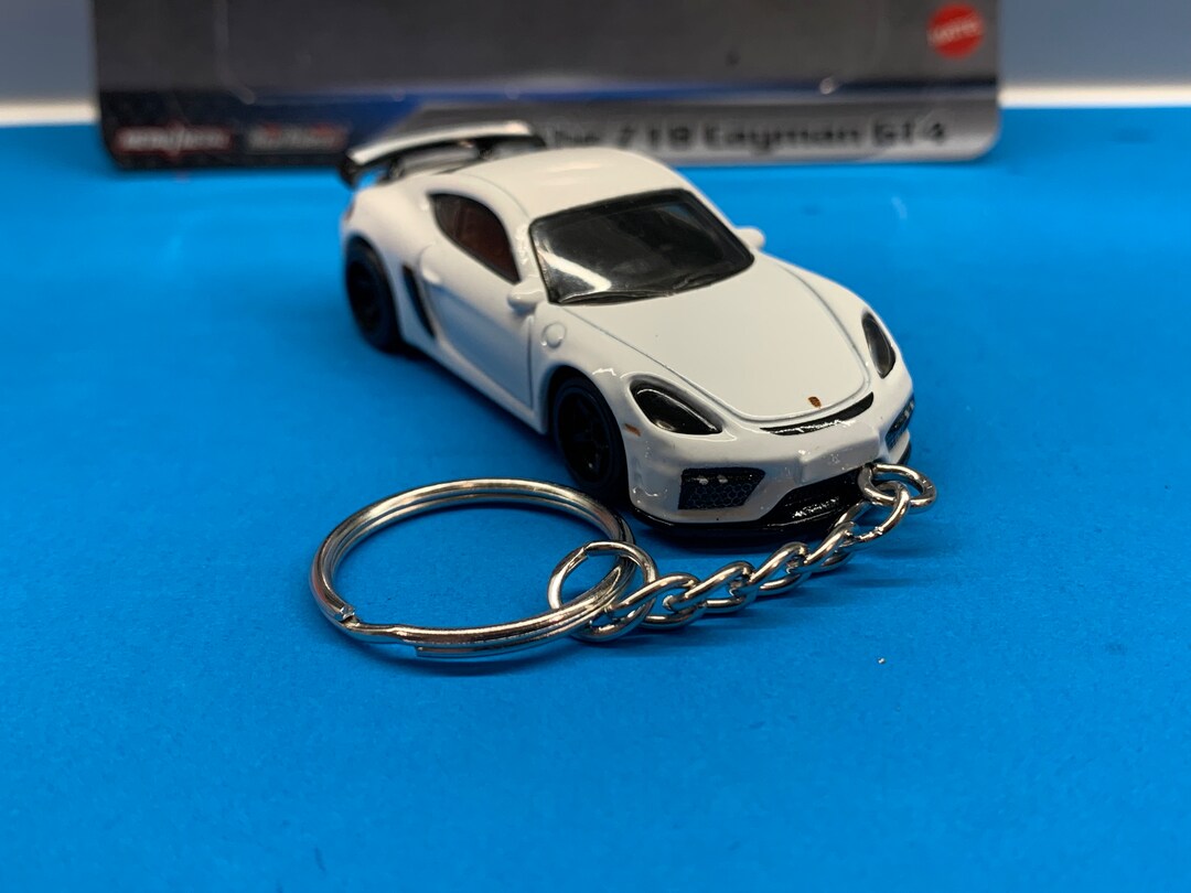 Hot Wheels Premium 20 Porsche 718 Cayman GT4 Premium Keychain - Etsy