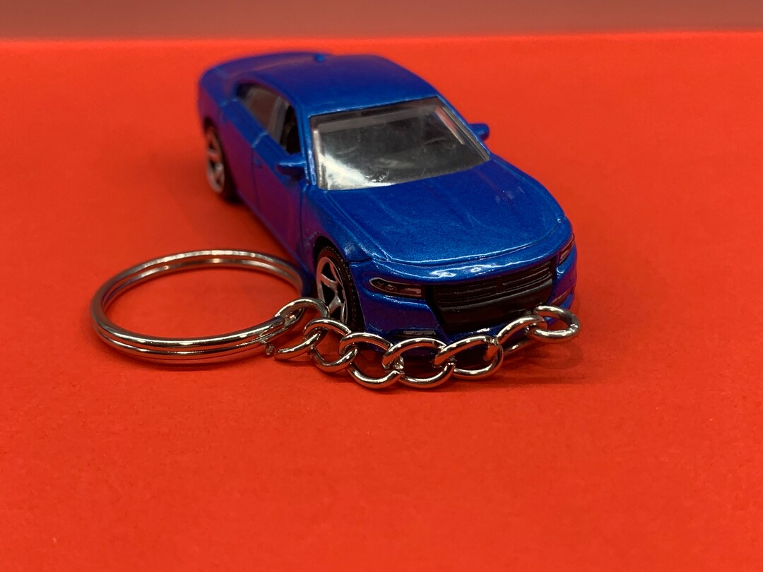 Matchbox 18 Dodge Charger SRT Keychain - Etsy