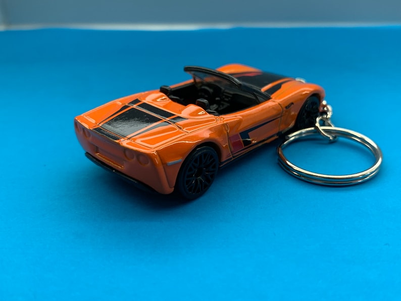 Hot Wheels 09 Chevrolet Corvette C7 Z06 Convertible Keychain - Etsy
