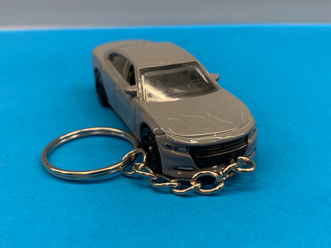 Matchbox 18 Dodge Charger SRT Keychain - Etsy